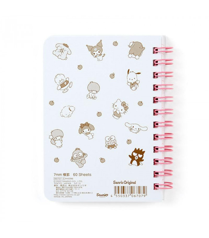 Assorted Characters B7 Notebook Ruled: