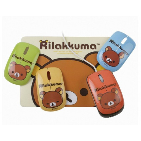 Rilakkuma RK-EMO-01 Mini Mouse with Mouse Pad 4 Emotions