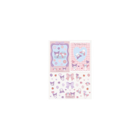 My Melody & Kuromi Frame Sticker