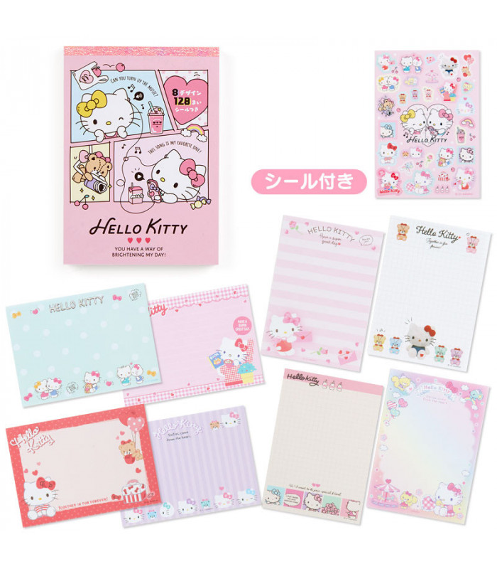 Hello Kitty Memo Pad: 8-Design
