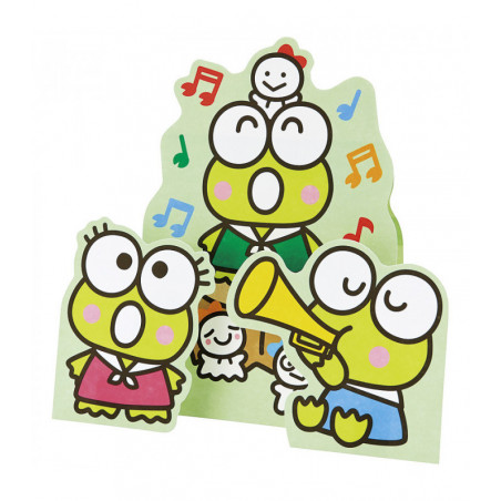 Keroppi Greeting Card : Mu137-3