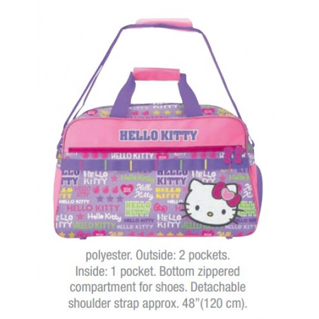 Hello Kitty Overnight Bag: Girly Sporty Collection