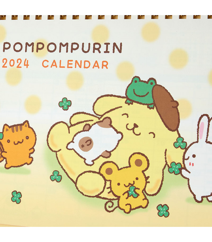 Pompompurin Desk Calendar: 2024