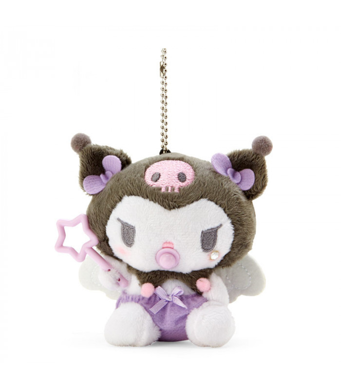 Kuromi Key Chain with Mascot: Angel