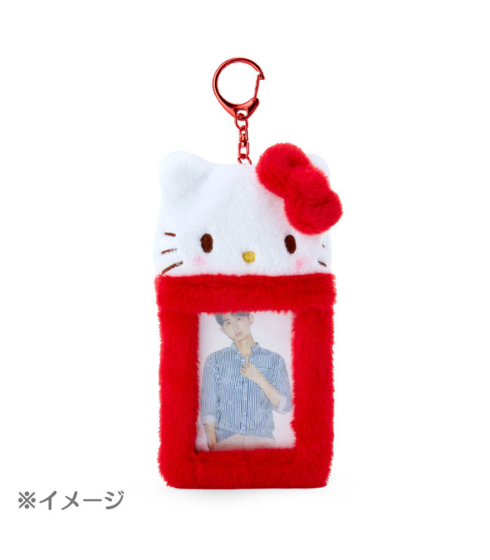 Kuromi Fluffy Card Case Keychain : Enjoy Idol Series