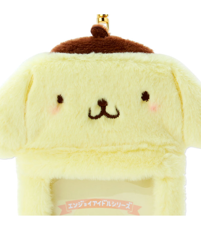 Pompompurin Fluffy Card Case Keychain : Enjoy Idol Series