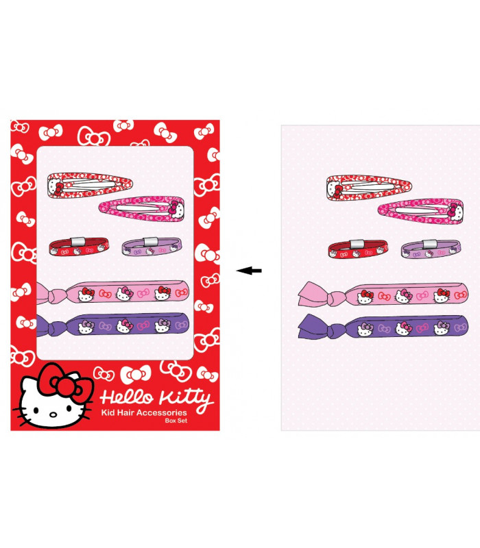 Hello Kitty Kids Hair Accessory Giftset