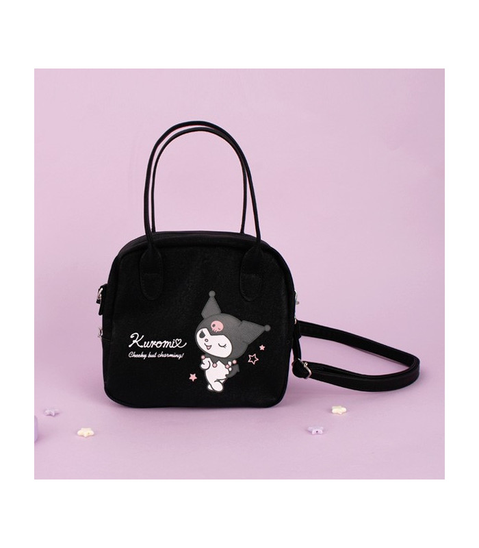 Kuromi Gilitter Crossbody Purse