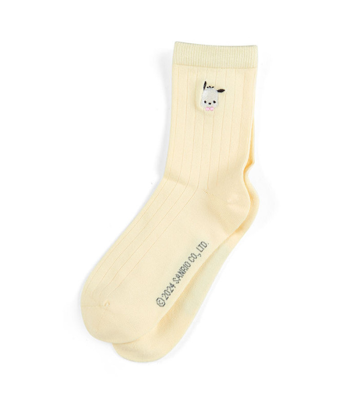 Pochacco Ankle Socks: Embroidery