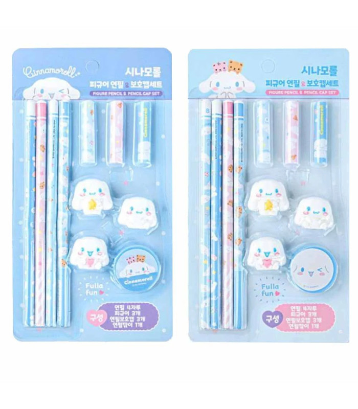 Cinnamoroll Figure Pencil Cap Set