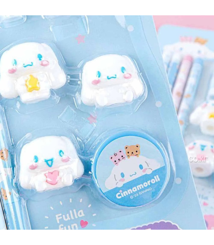 Cinnamoroll Figure Pencil Cap Set