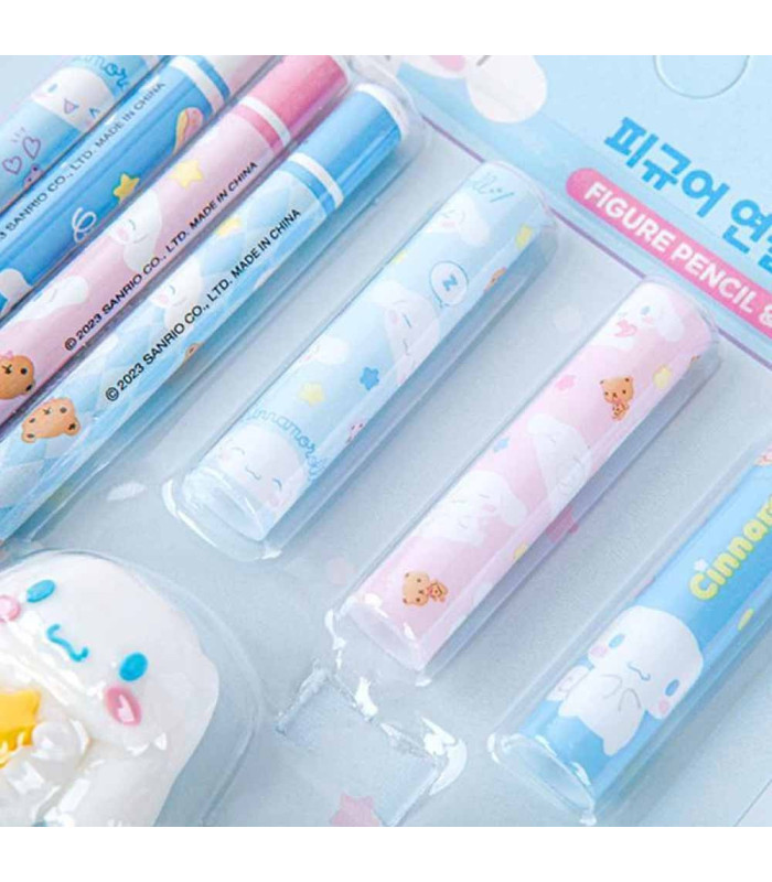 Cinnamoroll Figure Pencil Cap Set