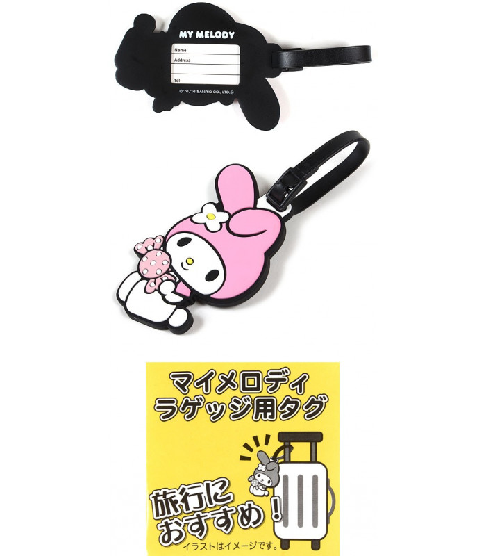 My Melody Diecut Luggage Tag