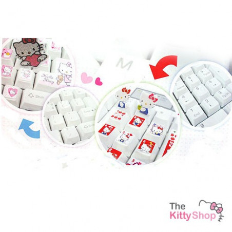 Hello Kitty Keyboard Sticker