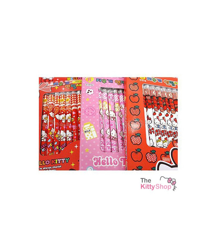 Hello Kitty Rubber Pencil Set (8ea)
