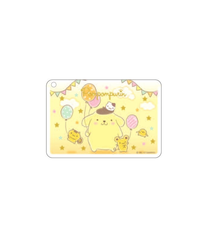 Pompompurin Cute ID Card Case: Balloons