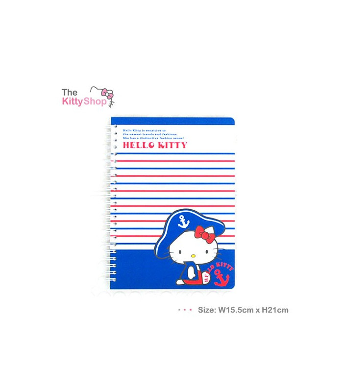 Hello Kitty 3500 Hard Cover Note (Pink/ Blue)